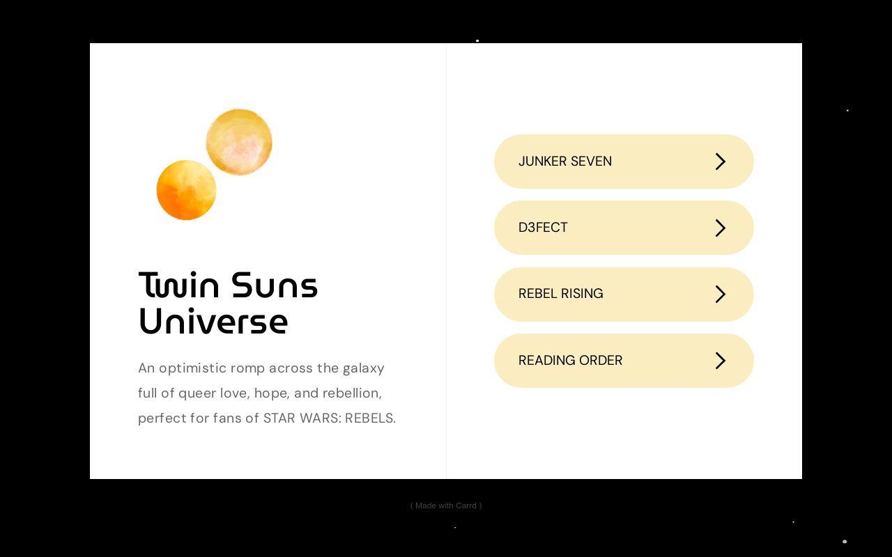 Twin Suns Universe